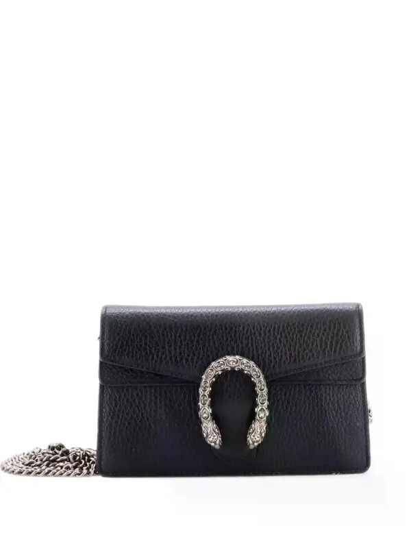 Gucci Dionysus Bag Leather Super Mini Crossbody Bag