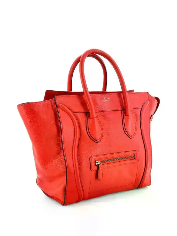 Celine Luggage Bag Grainy Leather Mini Tote Bag