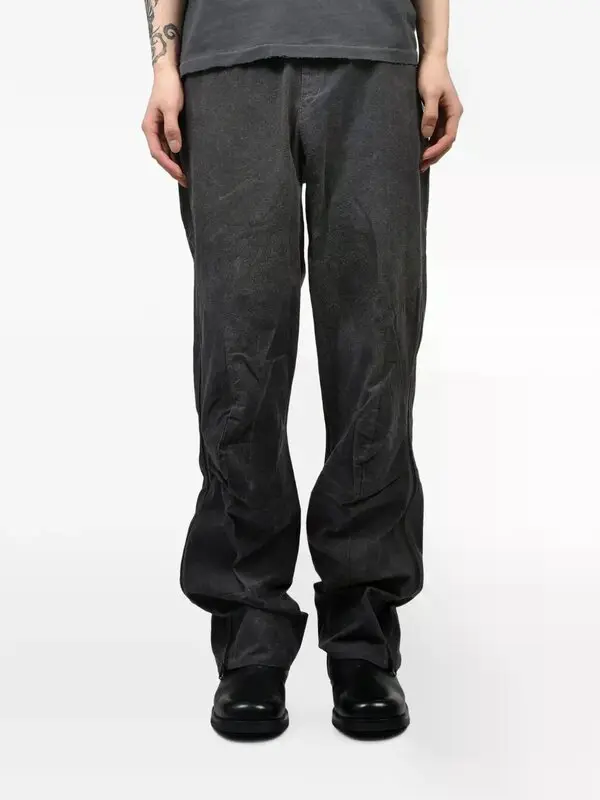NO BISHOP NO KING Arc Waxed Cotton Trousers