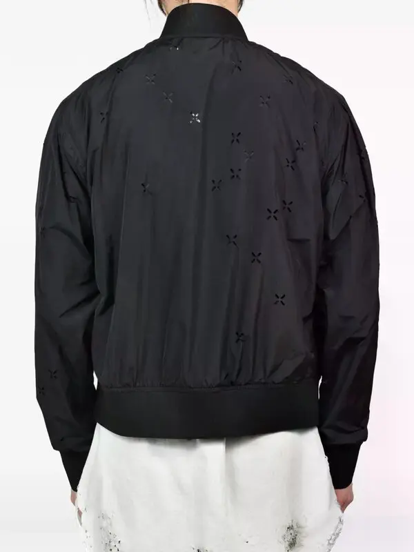 JIAN YE Guai Cut-out Bomber Jacket