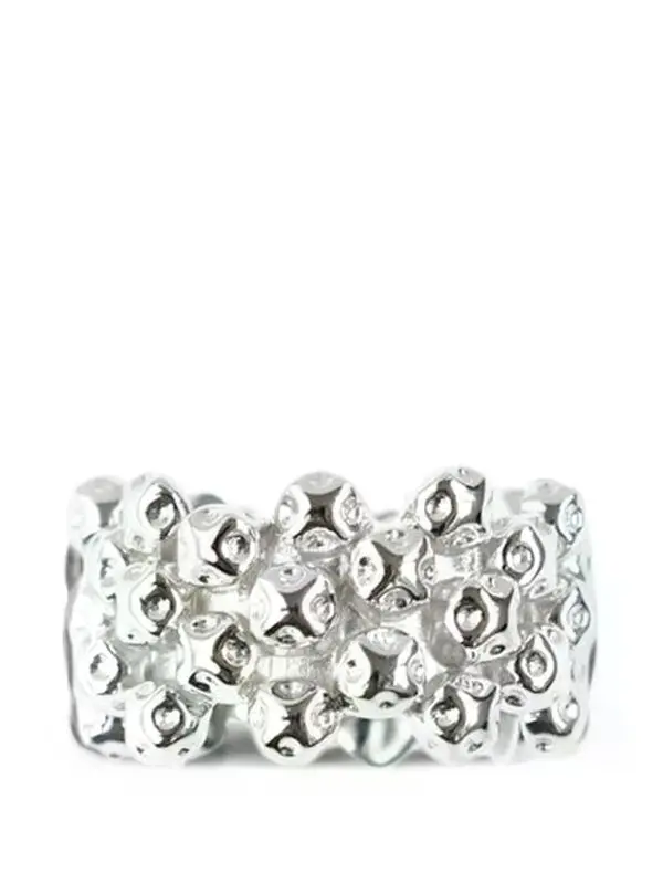 LE MANDORLE Serenity Box Ring - Silver