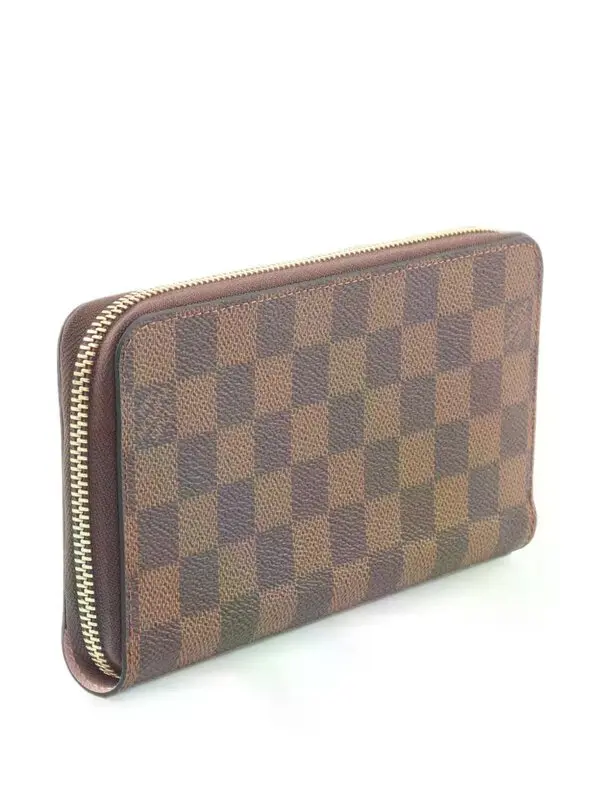 LOUIS VUITTON 2019 Damier Ebene Zippy Wallet
