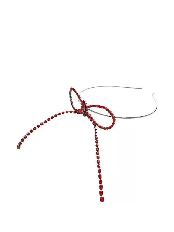 YELLOWSWALLOW Bow-detail Hair Band - Red