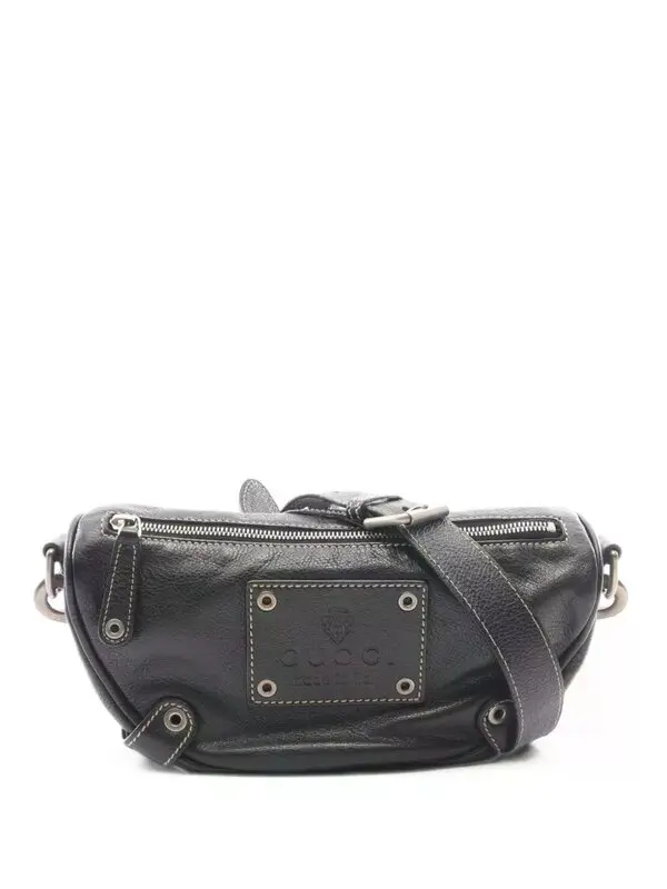 Gucci 2010s Crest Shoulder Bag