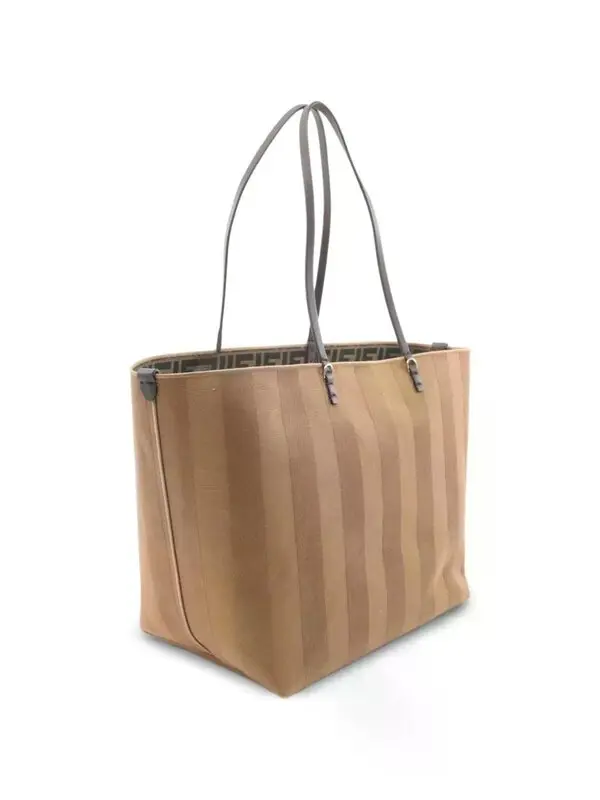 Fendi Roll Reversible Tote Bag - Brown
