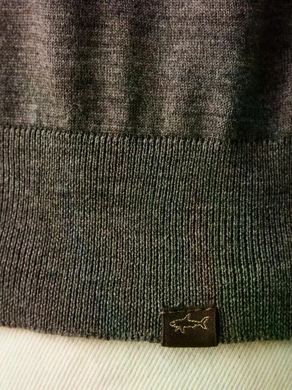 Paul & Shark Marl Effect Roll-neck Sweater