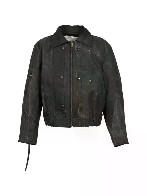 UNDER THE SIGN Dustborn Light Patchwork Bomber Jacket