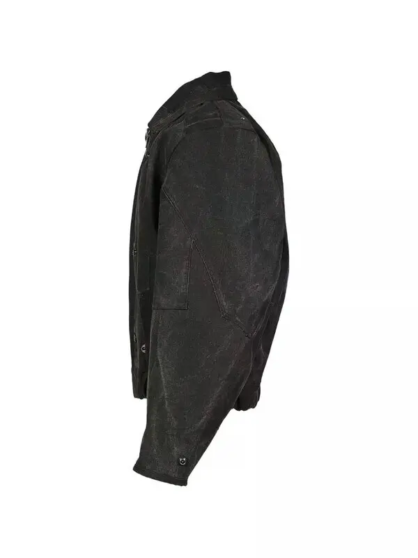 UNDER THE SIGN Dustborn Light Patchwork Bomber Jacket