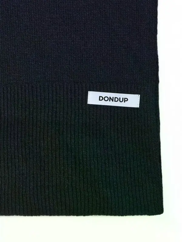 DONDUP Ribbed-knit Scarf - Black
