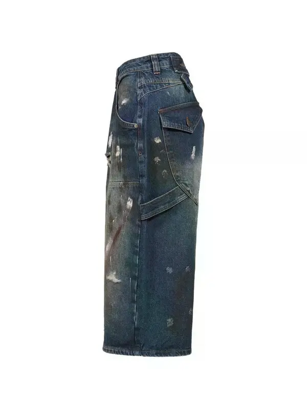 JADED LONDON Colossus Painted Shorts