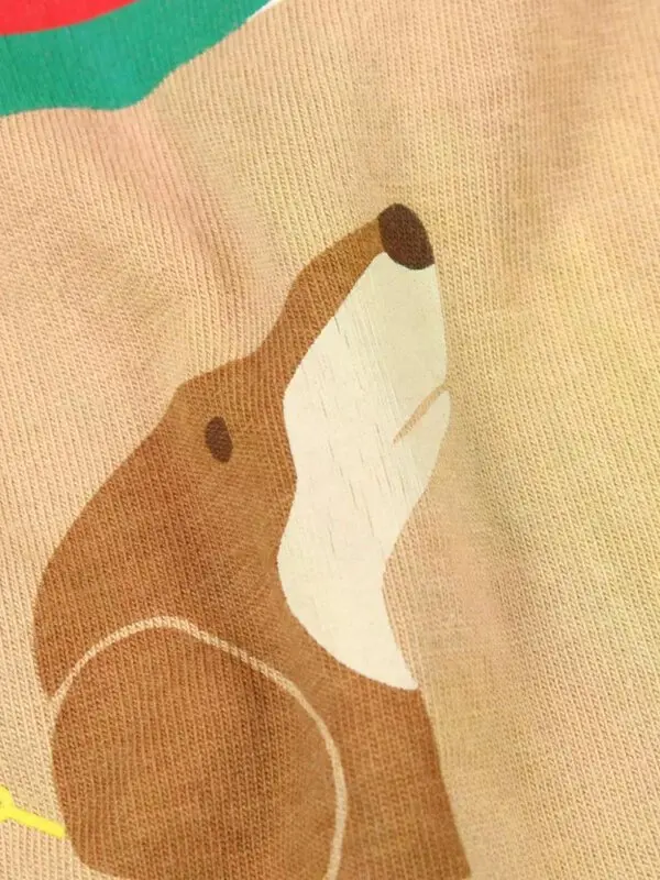 Gucci 2000s Interlocking G Dachshund T-shirt