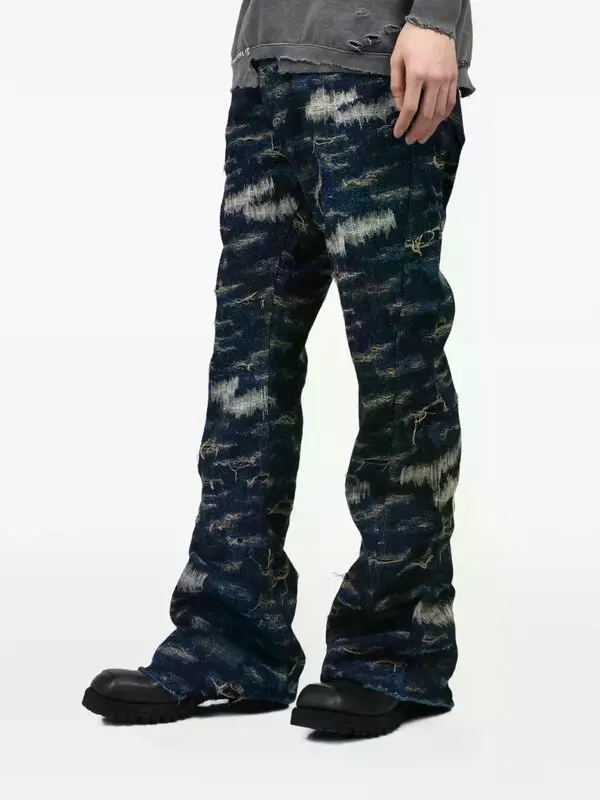 MINUS Distressed Twisted-seam Jeans