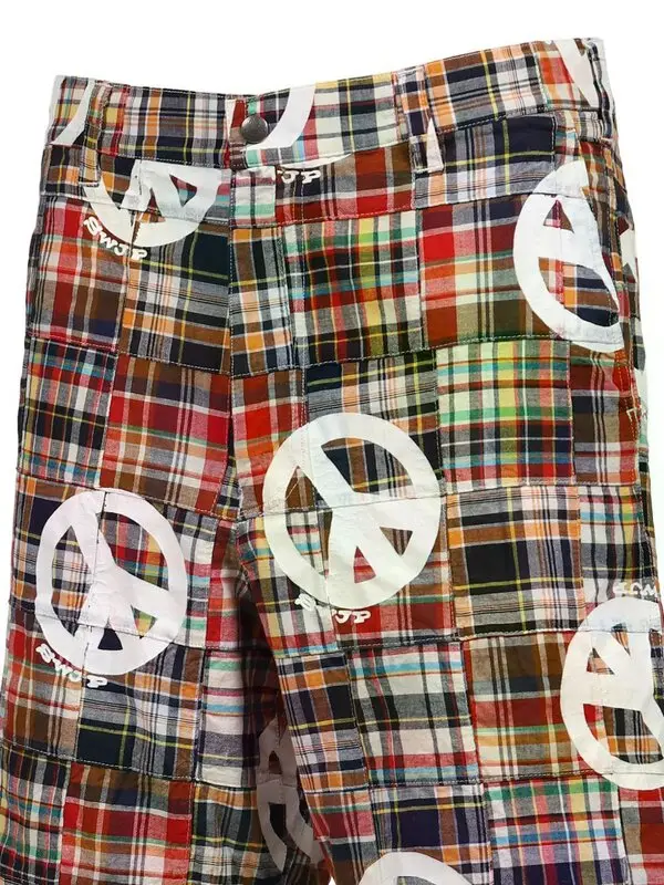 SWJP Madras Patchwork Shorts