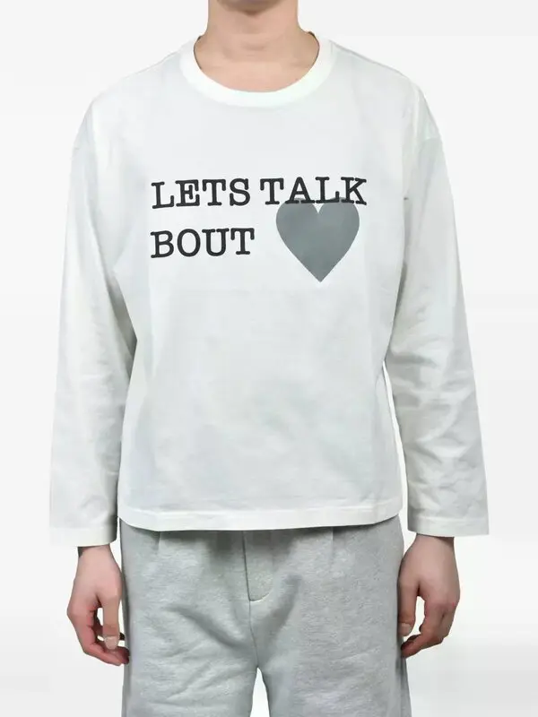 CEDARWOOD Ats Slogan-print Long-sleeve T-shirt