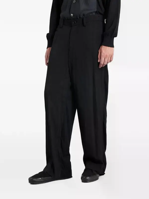 Undercover Logo-patch Wide-leg Trousers