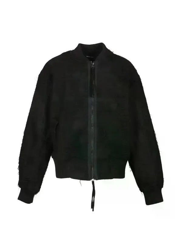 TROUBLED WATERS Mummy Distressed Bomber Jacket
