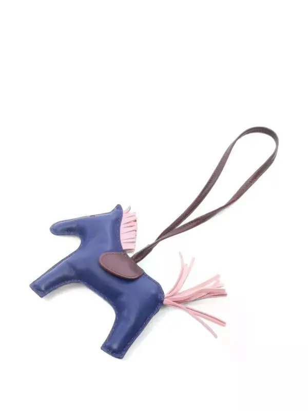 Hermès Mm Rodeo Bag Charm - Blue