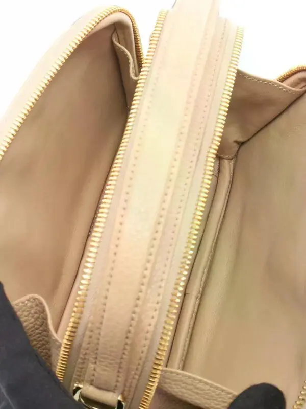 Prada 2020s Logo-plaque Leather Shoulder Bag