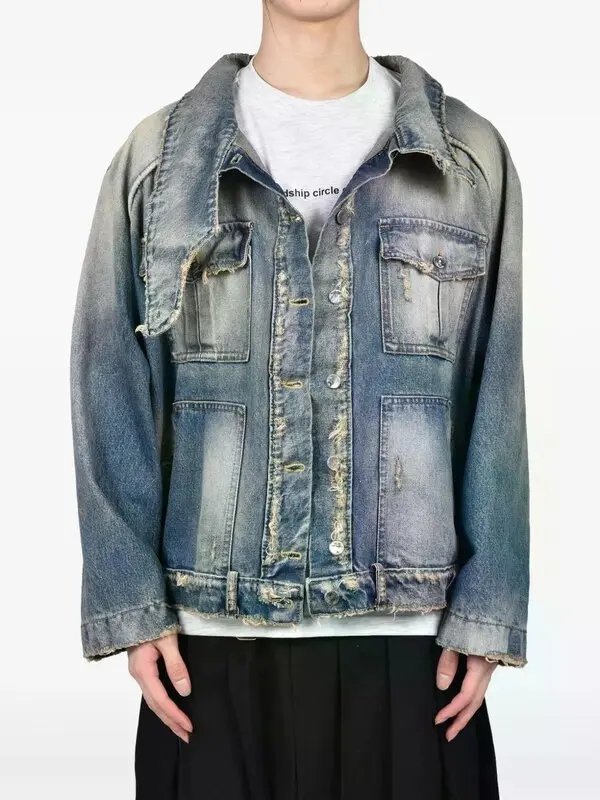 DOMENICO OREFICE A4 Distressed Denim Jacket