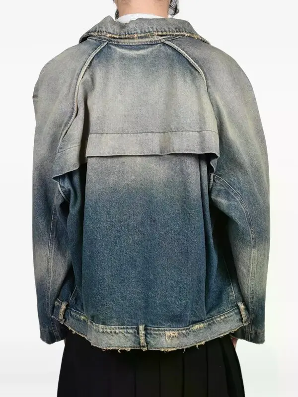 DOMENICO OREFICE A4 Distressed Denim Jacket