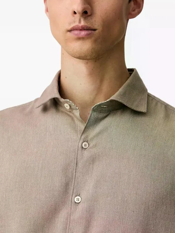 Paul & Shark Houndstooth-print Cuff Shirt