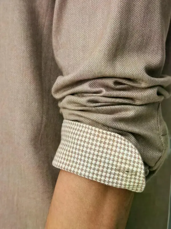 Paul & Shark Houndstooth-print Cuff Shirt