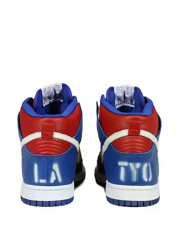 SWJP Stencil-print High-top Sneakers