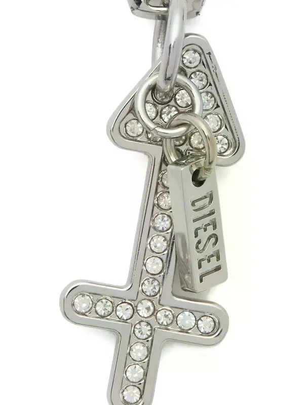 DIESEL® Metal Sagittarius Charm With Rhinestones