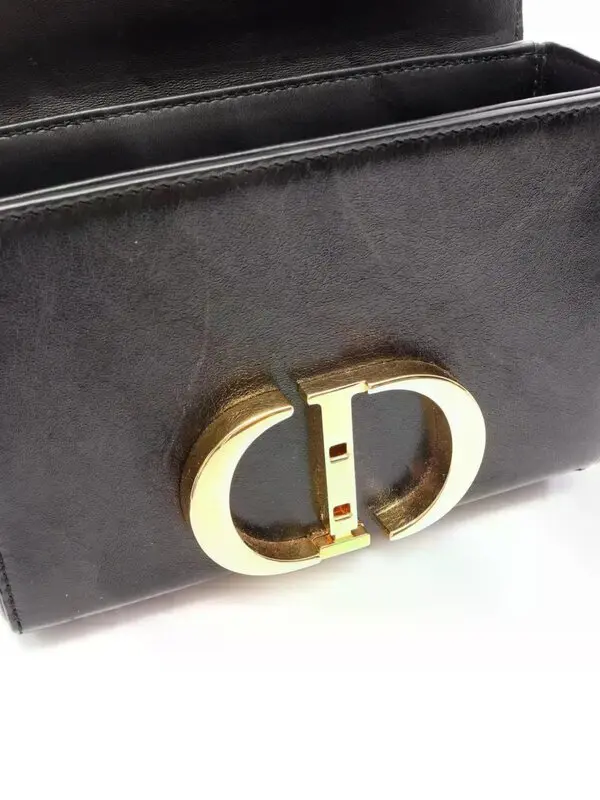 Dior 30 Montaigne Box Shoulder Bag - Black
