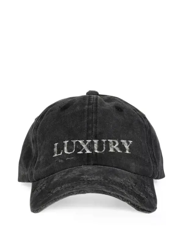 CAPTURE GALLERY Distressed Embroidered Baseball Cap