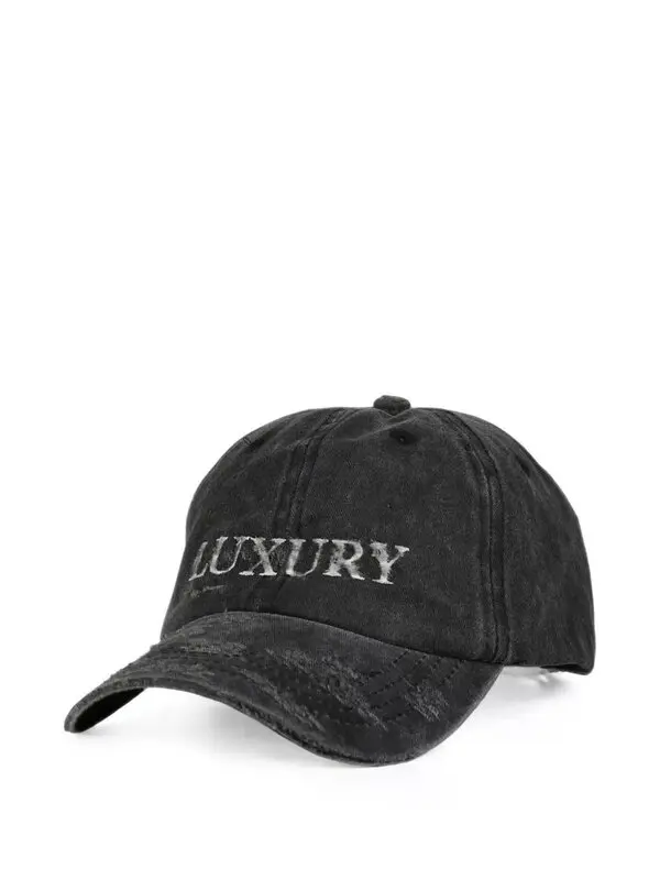 CAPTURE GALLERY Distressed Embroidered Baseball Cap