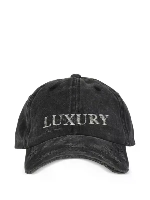 CAPTURE GALLERY Distressed Embroidered Baseball Cap