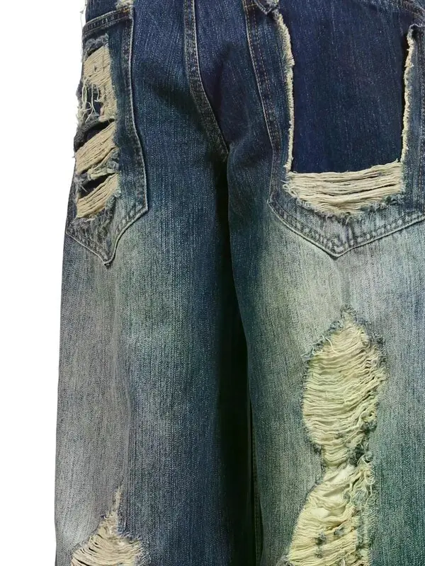 JADED LONDON Colossus Cut-out Distressed Jeans