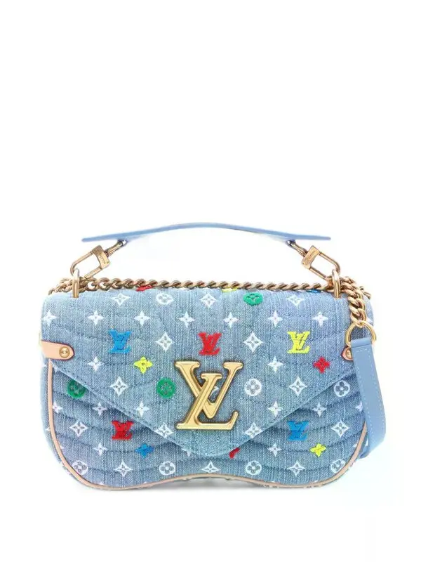LOUIS VUITTON 2019 Mm New Wave Monogram Shoulder Bag - Blue