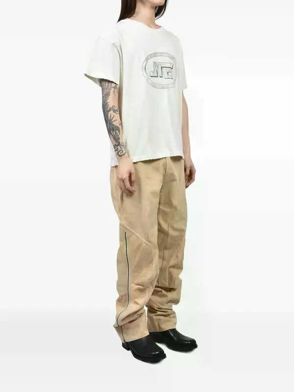 NO BISHOP NO KING Arc Side-zip Trousers