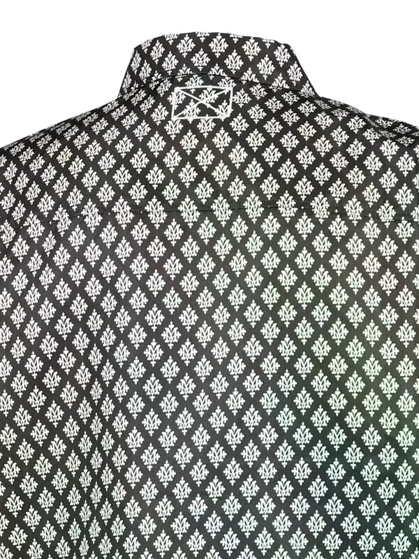 MLVINCE Monogram-print Short-sleeve Shirt