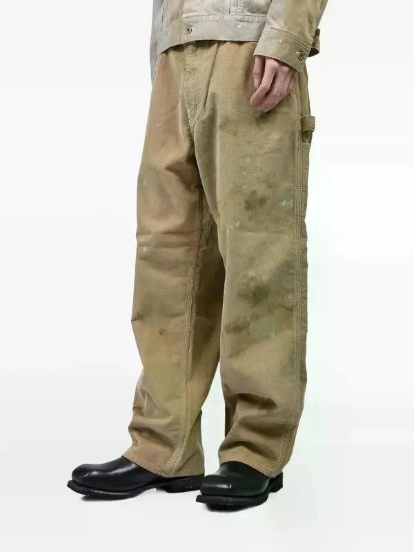 SWJP Paint-splatter Corduroy Trousers