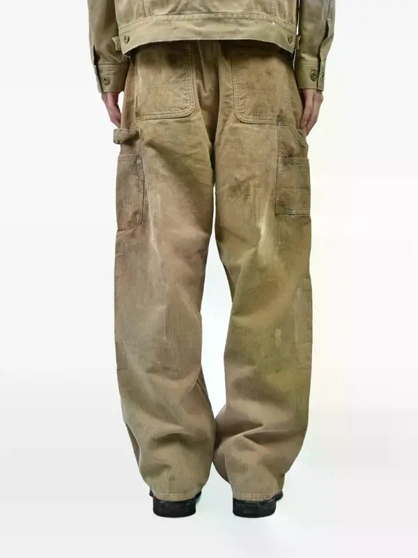 SWJP Paint-splatter Corduroy Trousers