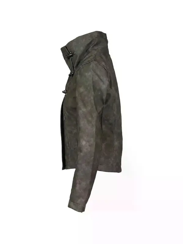 JADED LONDON Cera Clasp Funnel-neck Jacket