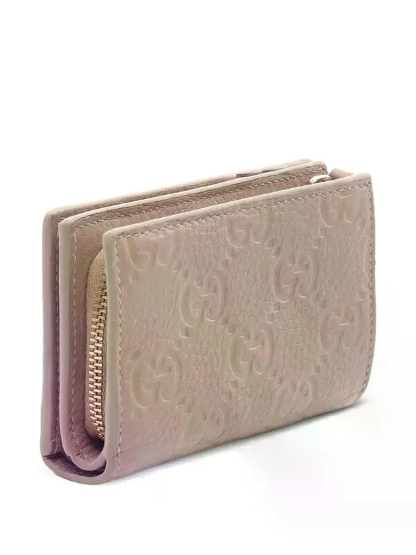 Gucci 2000s Gg Monogram Bi-fold Wallet - Neutrals