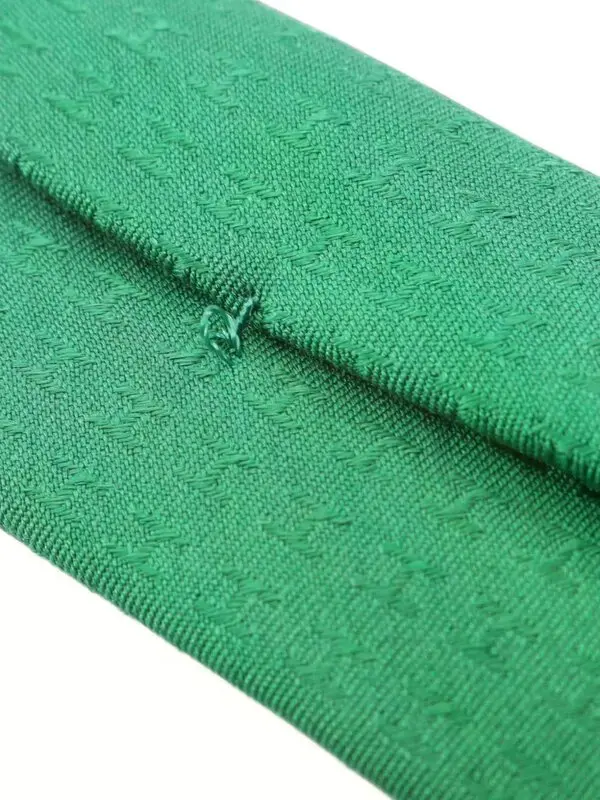 Hermès 2010s H-logo Tie - Green