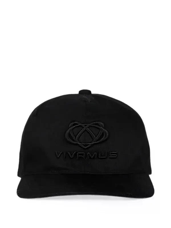 VIVAMUS Distressed Logo-embroidered Cap