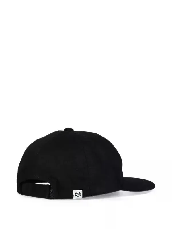 VIVAMUS Distressed Logo-embroidered Cap