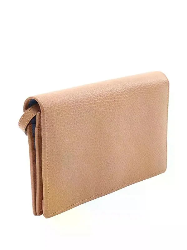 Gucci Dollar Calfskin Swing Wallet On Strap Cross Body Bag - Pink