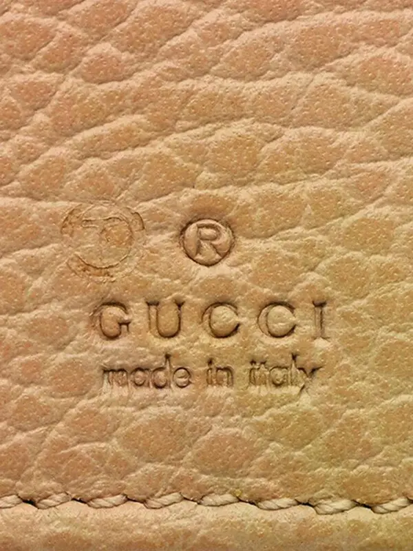 Gucci Dollar Calfskin Swing Wallet On Strap Cross Body Bag - Pink