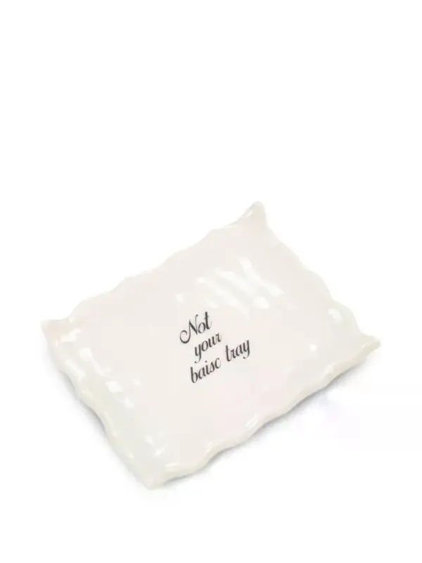 YESCERAMIC Not Your Basic Tray Square Tray