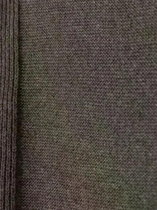 Paul & Shark Ribbed-trim Knitted Scarf