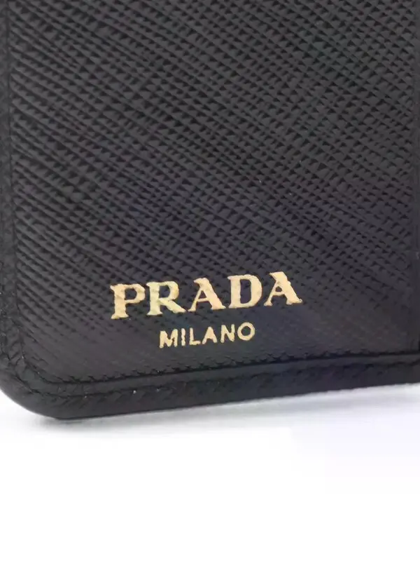 Prada 2010s Triangle Logo Bi-fold Wallet