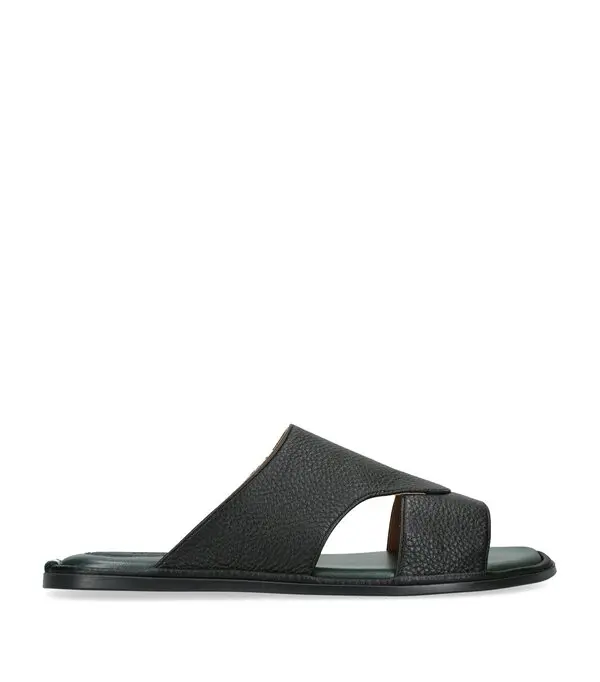 BROTINI Leather Two-strap Sandals