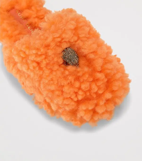 Kurt Geiger Kensington Faux Shearling Slippers